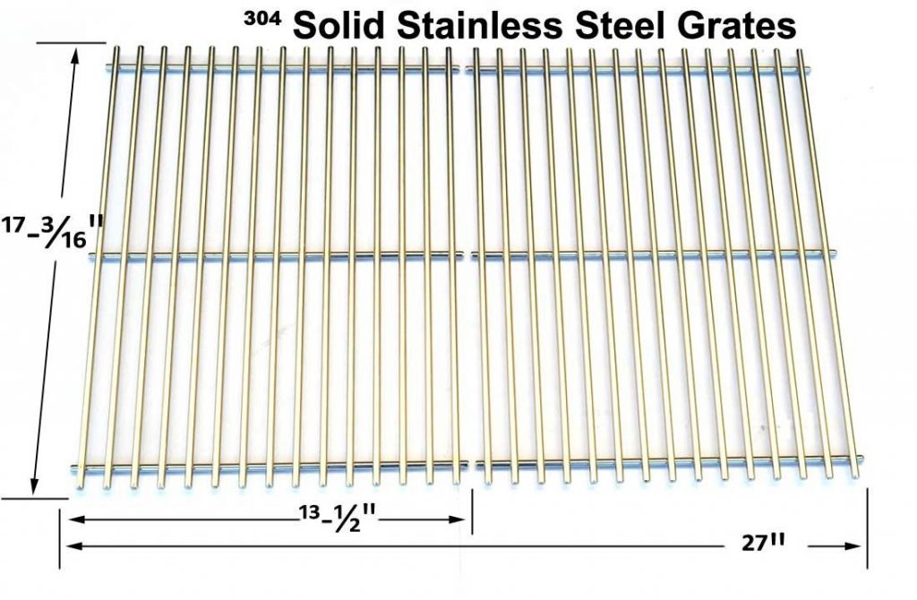 Stainless Cooking Grid for Brinkmann 810-9490-0, Grill Master 720-0697 ...