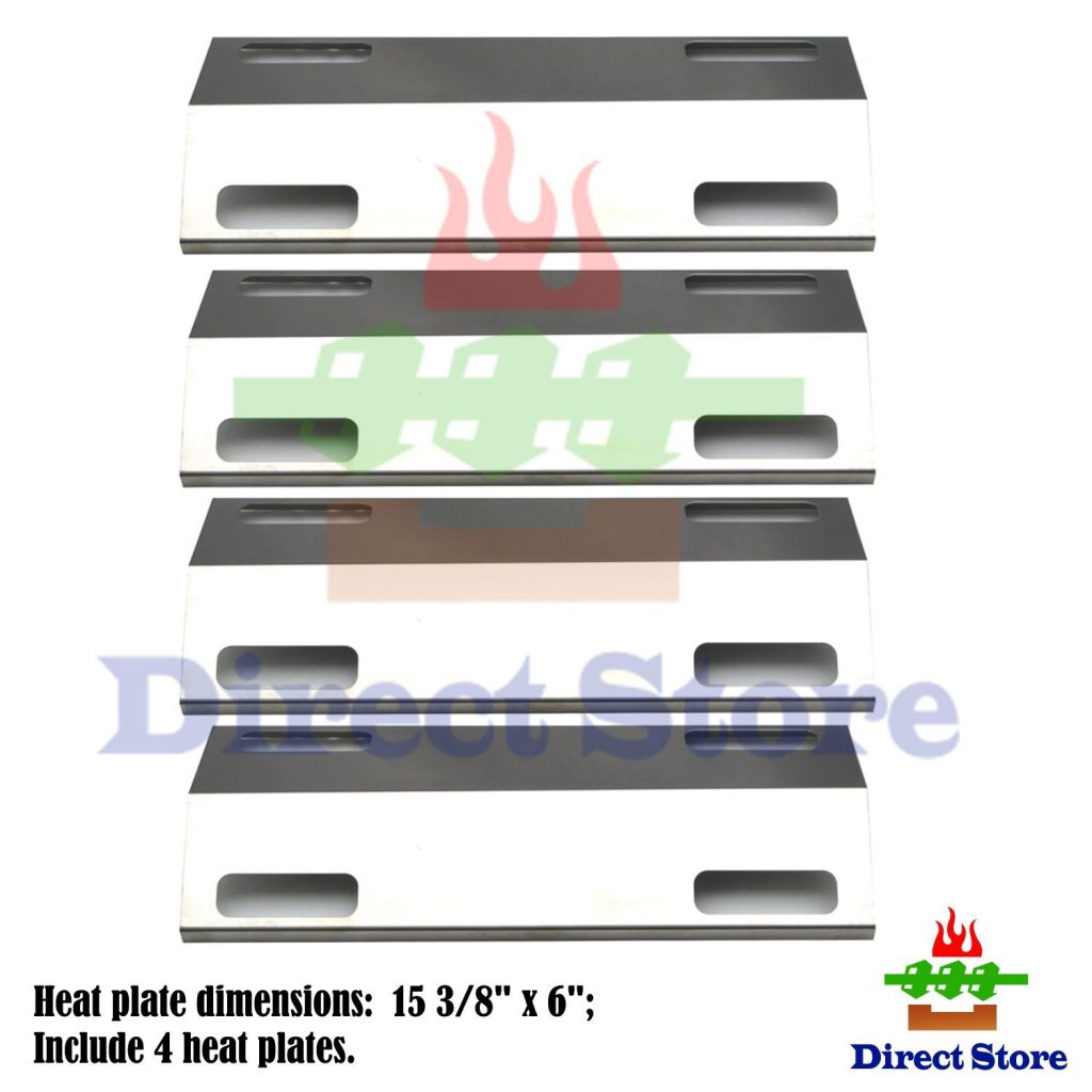 DP121 (4-pack) Stainless Steel Heat Shield / Heat Plates Replacement ...