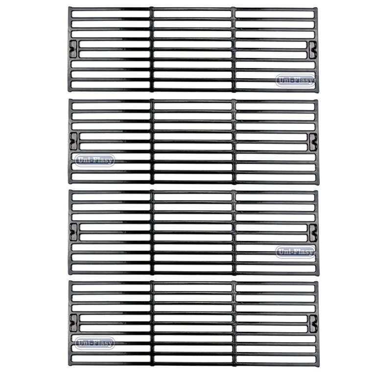 Grill Grid Grate Porcelain Coated Cast Iron Cooking Grates Replacement ...