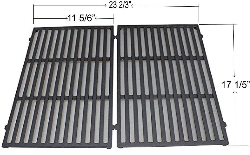 REV38CG Enamel Cast Iron Cooking Grates For Weber Spirit 300 Series Gas ...