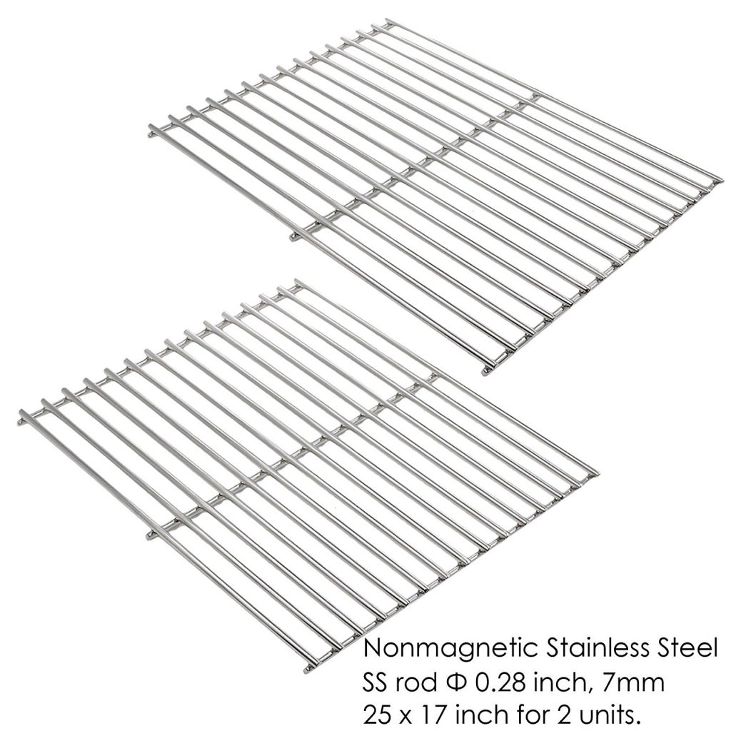 2-Pack Repair Part Heavy Duty Stainless Steel Rod Cooking Grid Grates ...