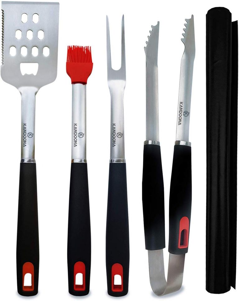 Grill Utensils Set – Heavy Duty Stainless Steel Grilling Tools ...