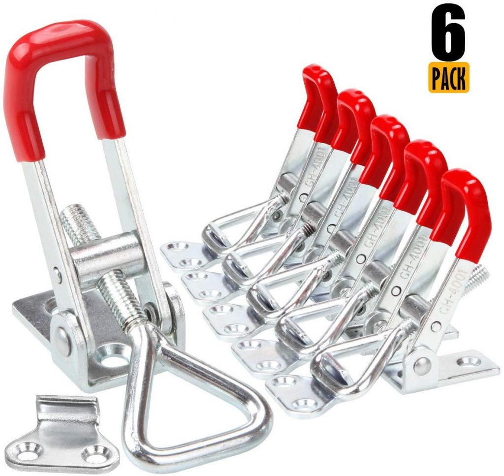 Adjustable Toggle Clamp, 6Pack 360lbs Holding Capacity Heavy Duty 4001 ...