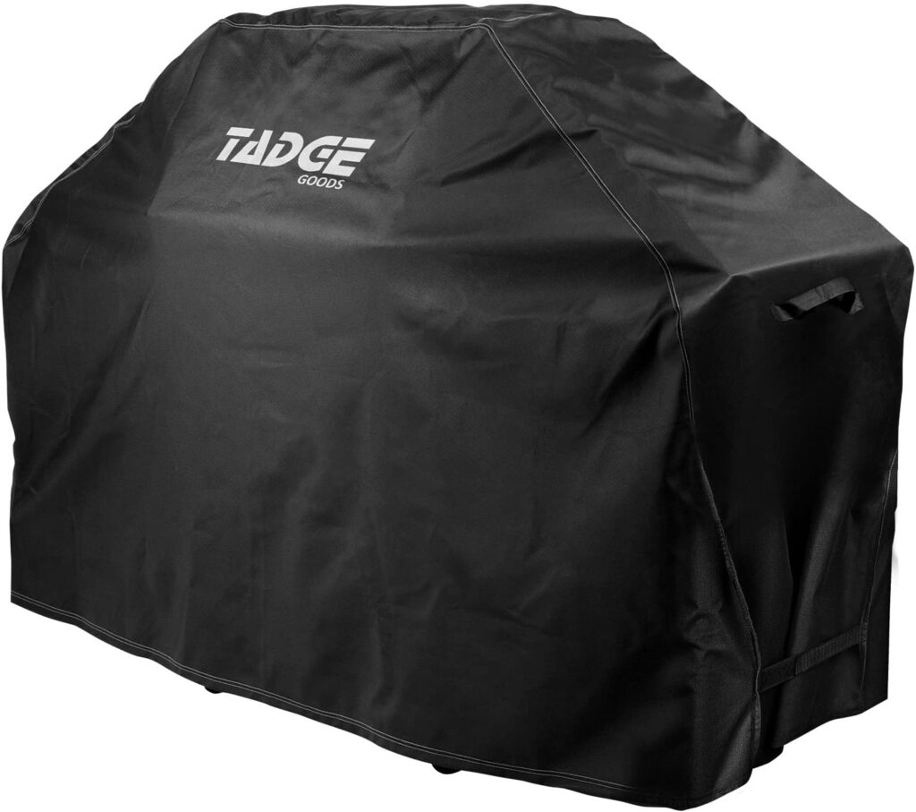 BBQ Grill Cover w/Handles 58inch Black Waterproof, Heavy Duty | Large ...