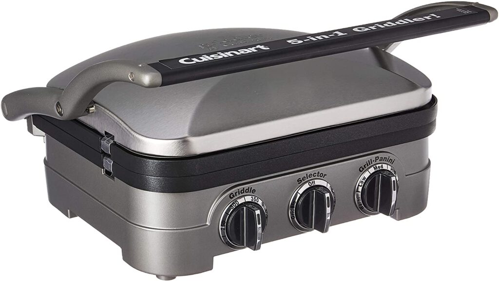 Cuisinart Griddler Gourmet, 5 Functions in 1 Unit Contact Grill, Panini ...