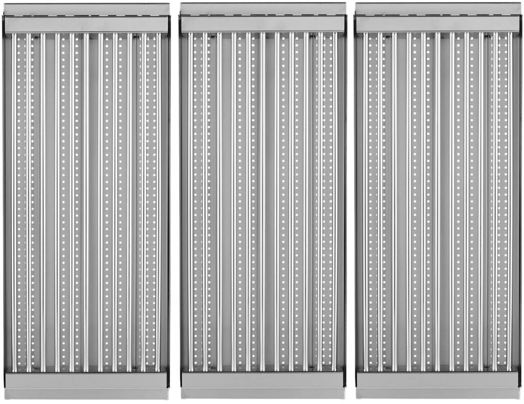3-Pack Stamped Stainless Steel Cooking Grid Replacement Emitter Set for ...